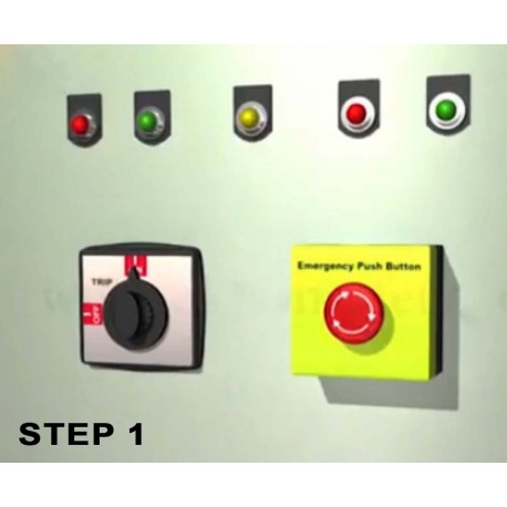 Electrical Panel lockout Round With Chain | Protector FireSafety