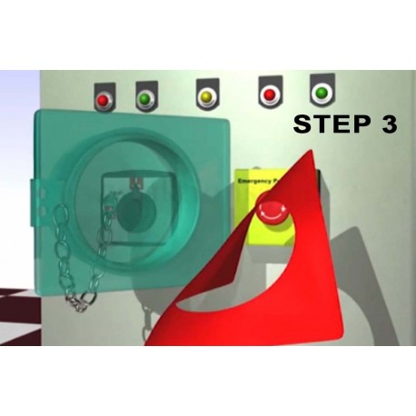 Electrical Panel lockout Round With Chain | Protector FireSafety