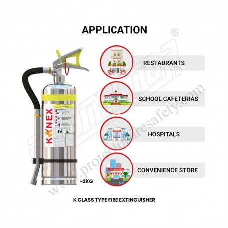 Fire Ext 6 Ltr K Type For Kitchen Fire Kanex | Protector FireSafety