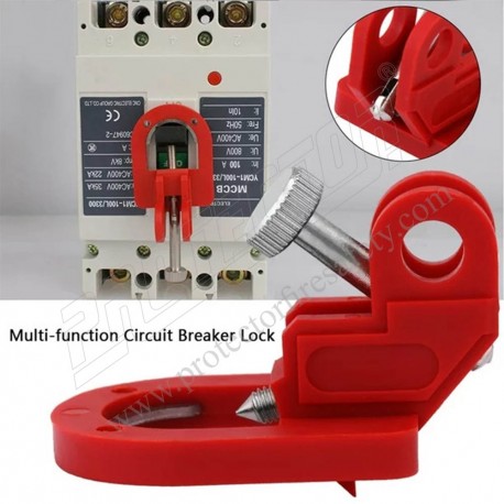 Multifunction Circuit breaker lockout with foldable screw |Protector ...