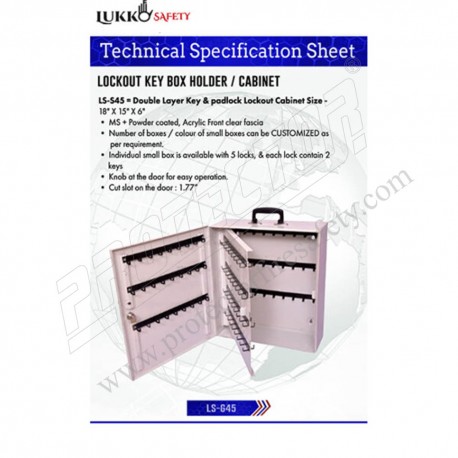 Double Door Key & Padlock Lockout Cabinate| Protector FireSafety
