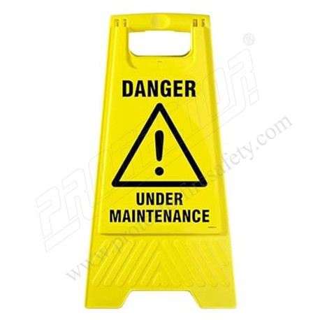 Caution Floor Stand Danger Under Maintenance | Protector FireSafety