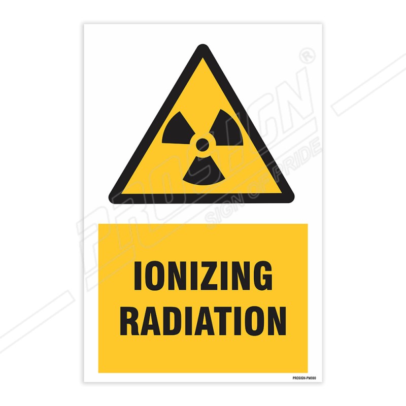 Iconic Radiation Warning Sign| Protector FireSafety