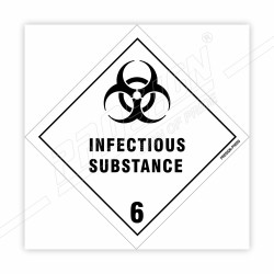 Infectious Substance 6 Hazardous Sign| Protector FireSafety