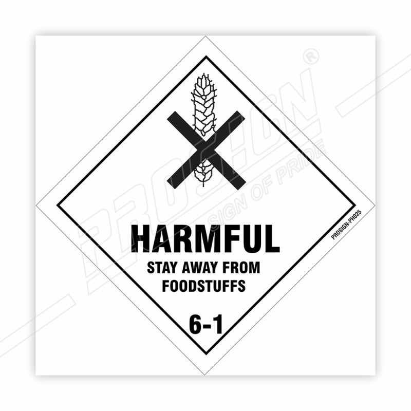Harmful Hazardous Sign| Protector FireSafety