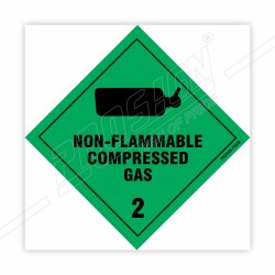 Non Flammable Compressed Gas 2 Hazardous Sign| Protector FireSafety