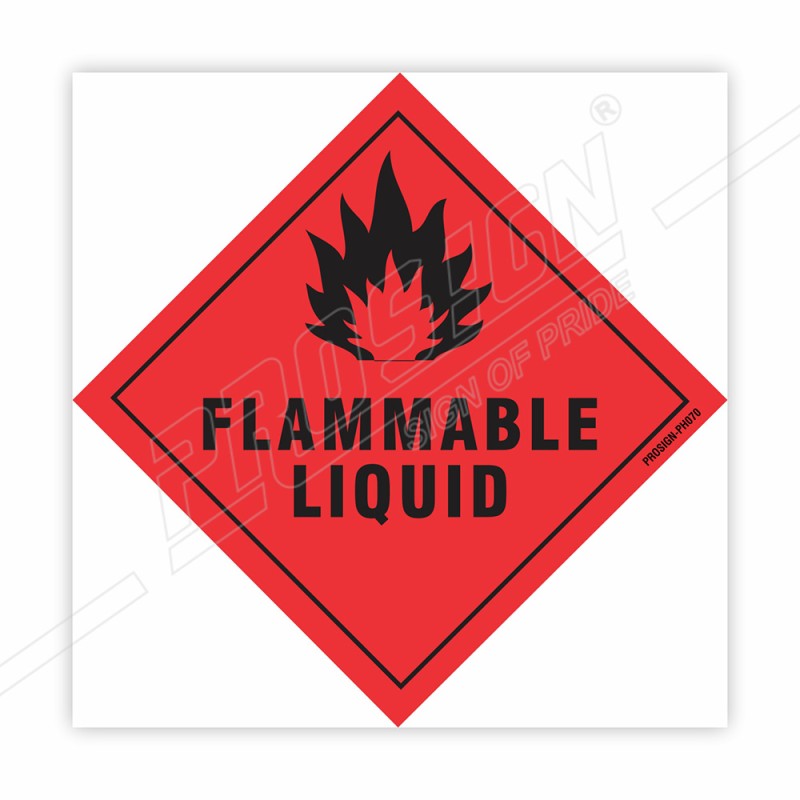 Flammable Liquid Hazardous Sign| Protector FireSafety