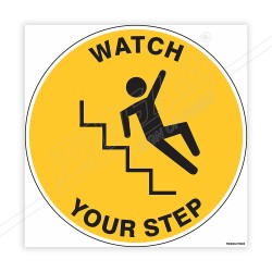 Watch Your Step Floor Marking Sign| Protector FireSafety