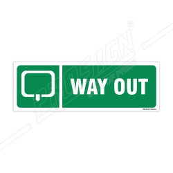 Way Out Sign| Protector FireSafety