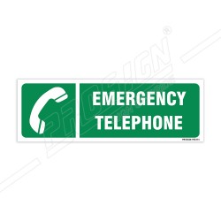 Emergency Telephone Sign| Protector FireSafety