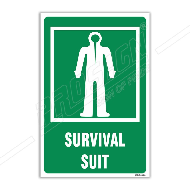 Survival Suit Sign| Protector FireSafety