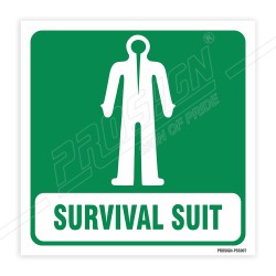 Survival Suit Sign| Protector FireSafety