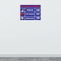 Emergency Number Sign| Protector FireSafety