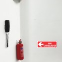 Fire Extinguisher Left Arrow Sign| Protector FireSafety