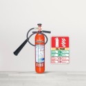 Co2 Foam Fire Extinguisher ID (Hindi - English) Sign| Protector FireSafety