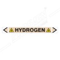 Hydrogen Gas Pipe Marking Sticker Sign| Protector FireSafety