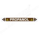 Propanol Oil Pipe Marking Sticker Sign| Protector FireSafety