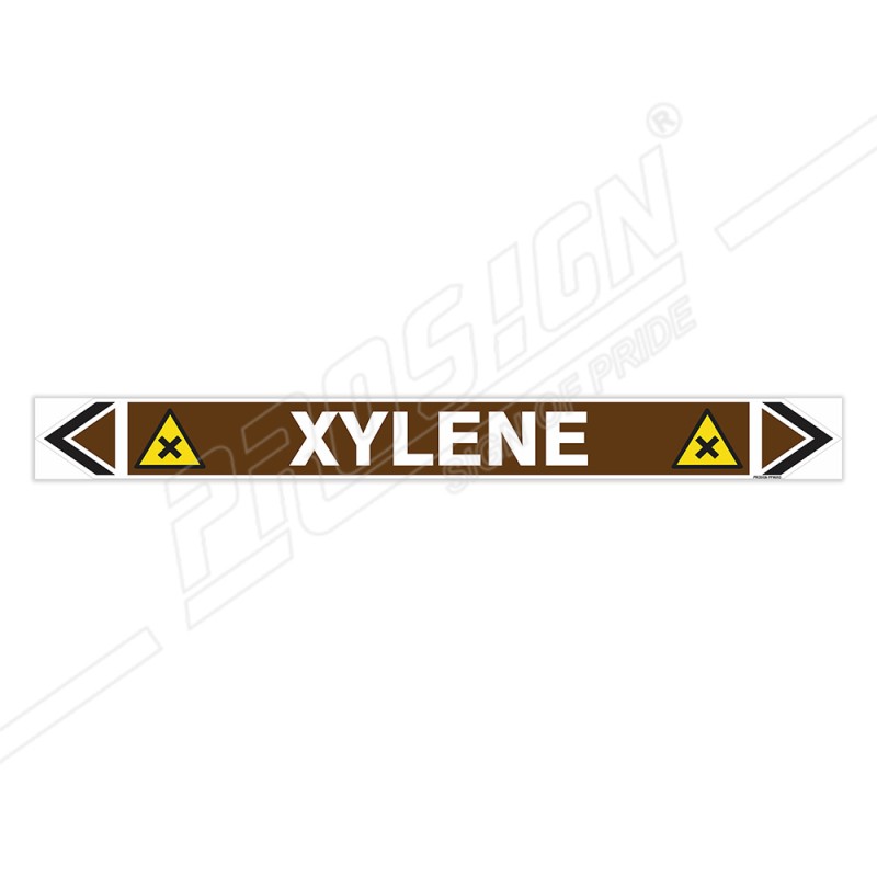 Xylene Oil Pipe Marking Sticker Sign| Protector FireSafety