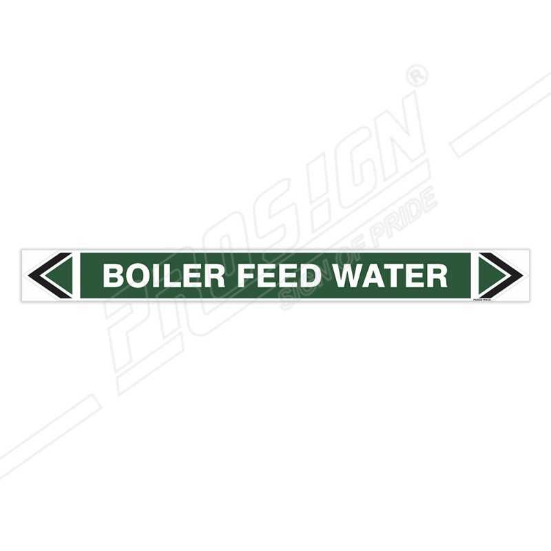 Boiler Feed Water Pipe Marking Sticker Sign| Protector FireSafety