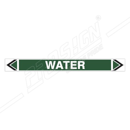 Water Pipe Marking Sticker Sign| Protector FireSafety