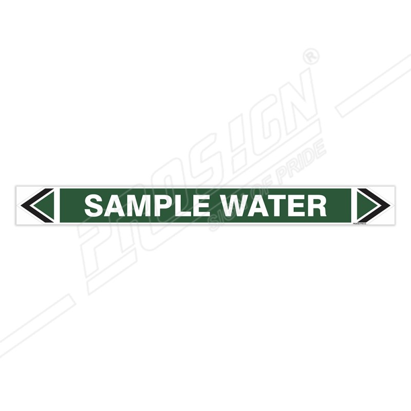 Sample Water Pipe Marking Sticker Sign| Protector FireSafety