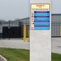 Safety Instruction For Visitor General Safety Poster| Protector FireSafety